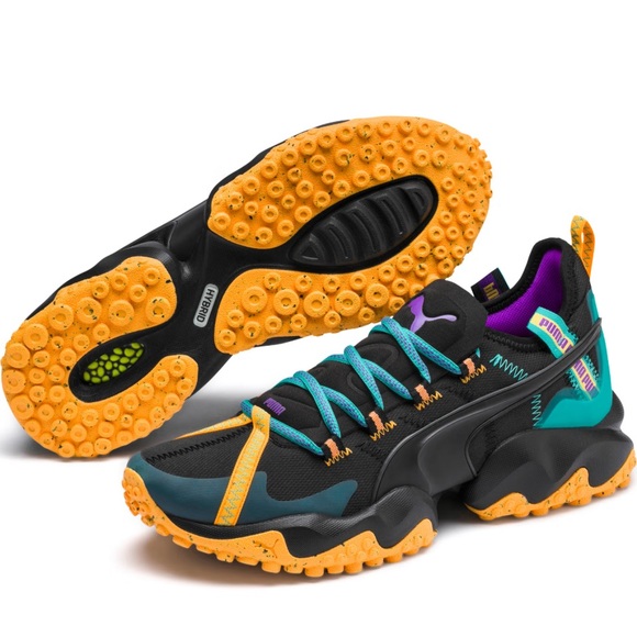 Puma | Shoes | New Puma Mens Erupt Trail New Running Black Colorful ...